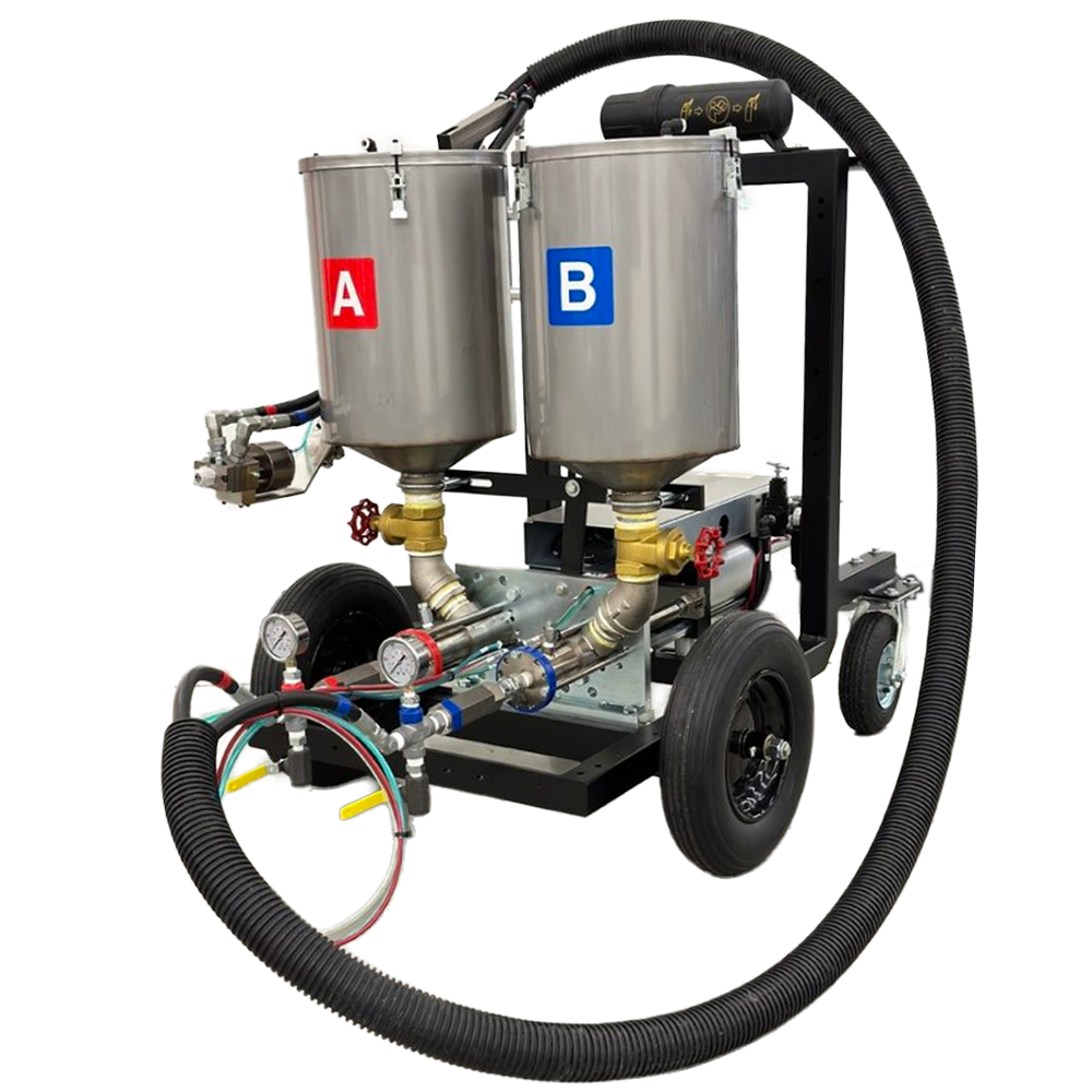 Epoxy Dispensing System for Placing Dowel Bars and Traffic Markers (AS