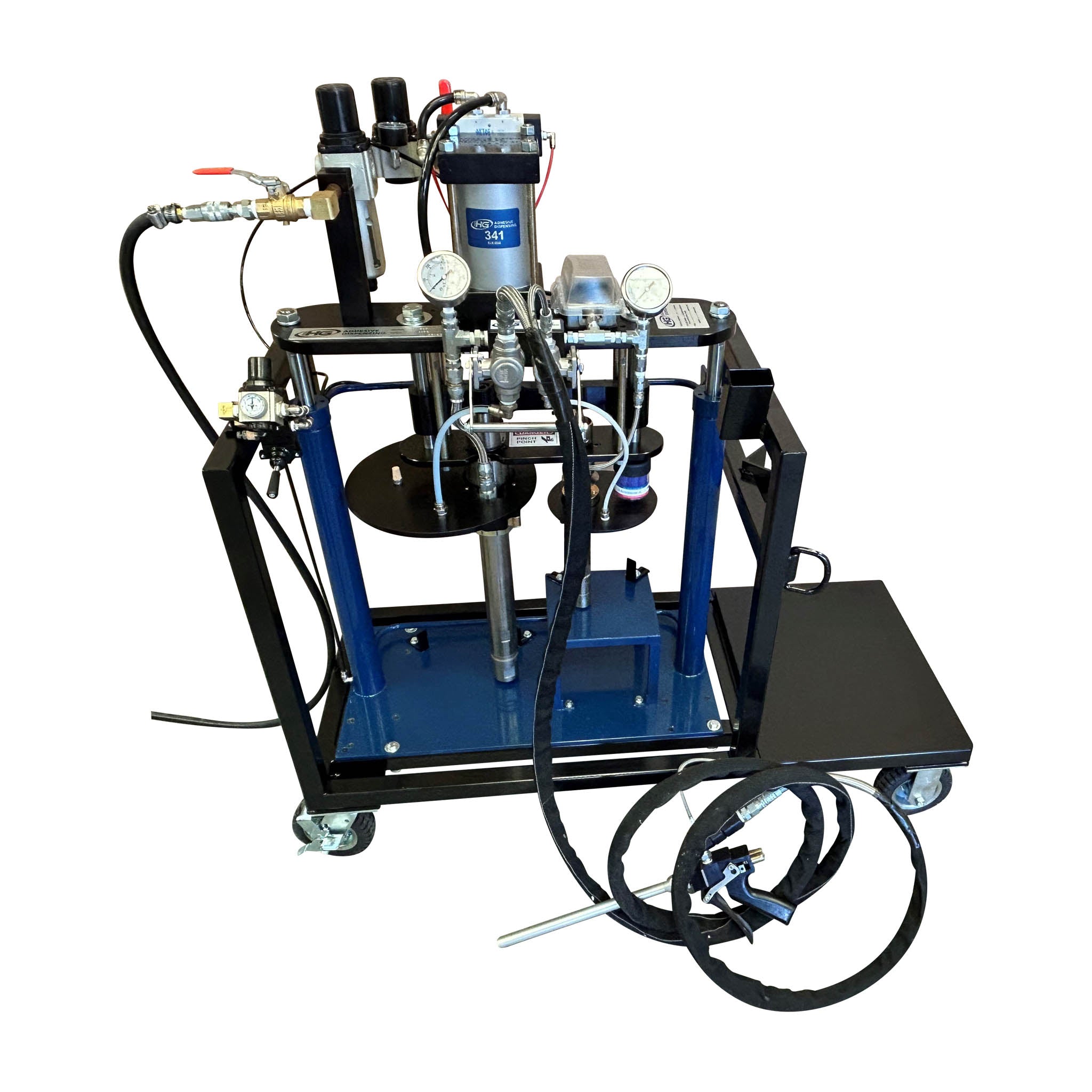 Mobile 2-Part Polyurethane Dispensing Equipment for Glass Embedding