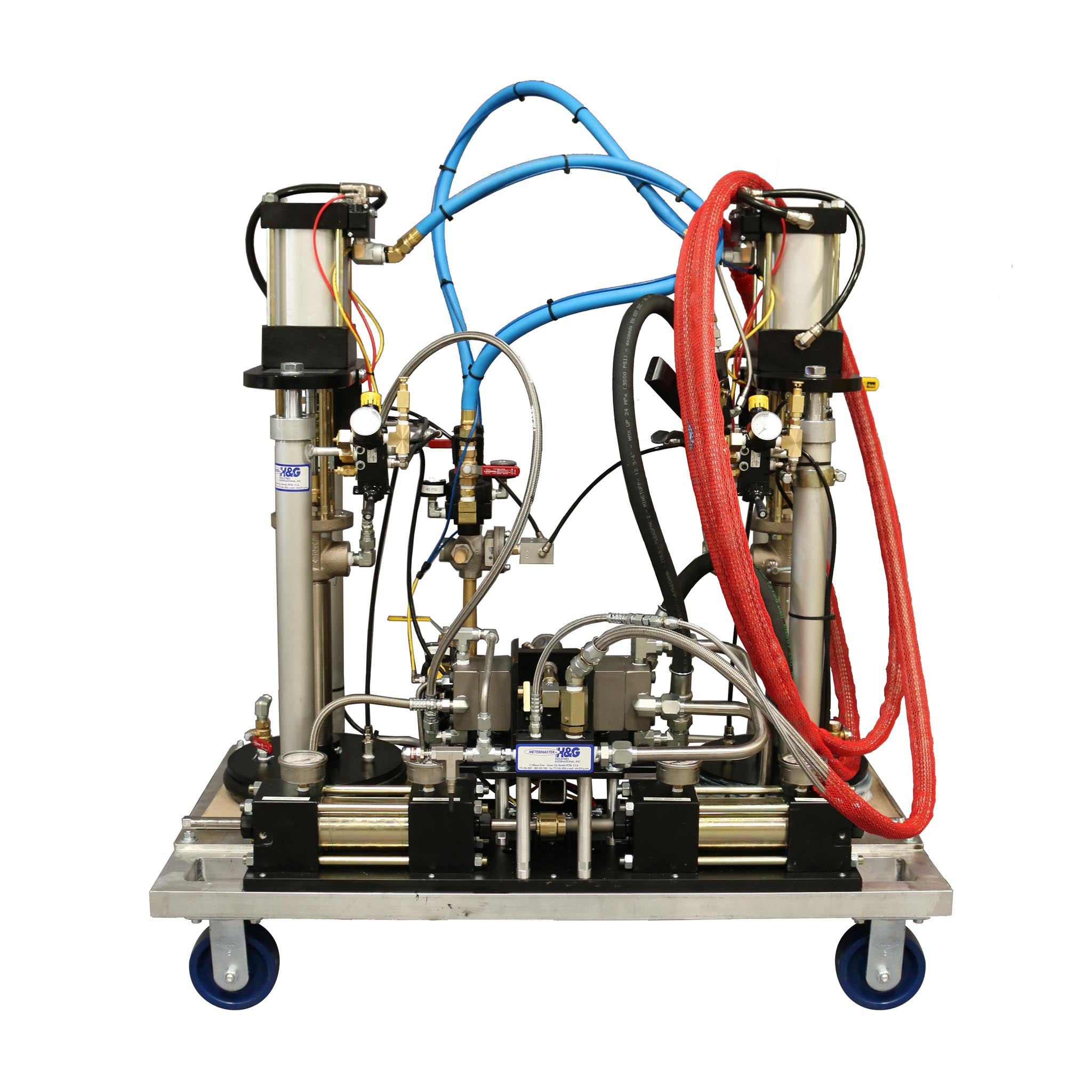 Two-Part Silicone Dispenser for Scaffolding & Swing Stage Applications