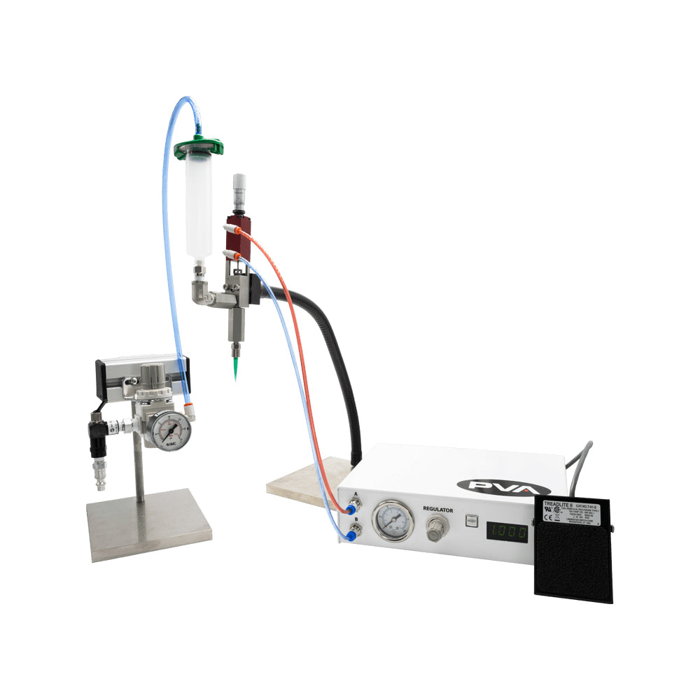 Precision Fluid Dot Dispensing System with Luer-Lock